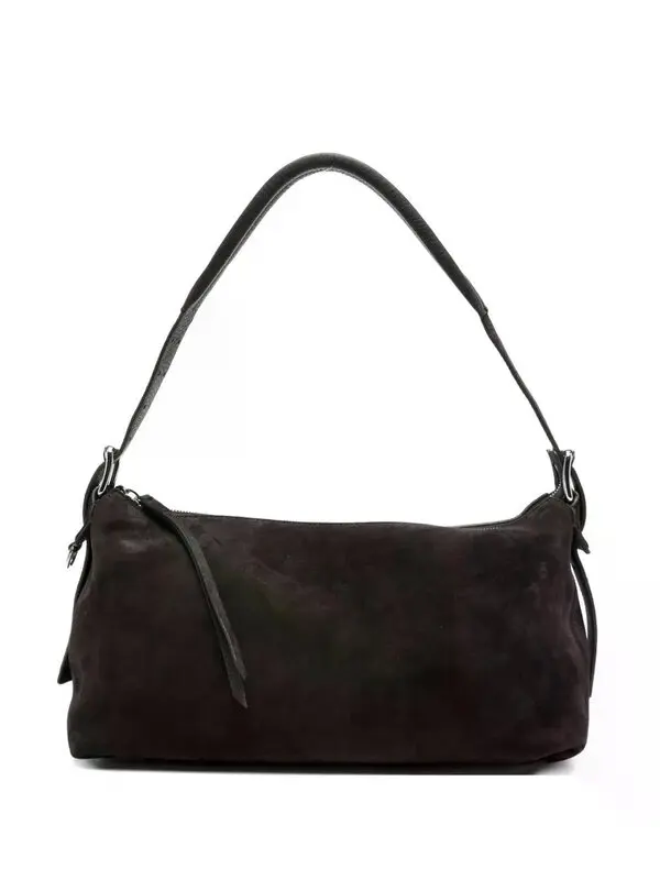 LEMAIRE Lemiare Belted Shoulder Bag In Suede - Brown