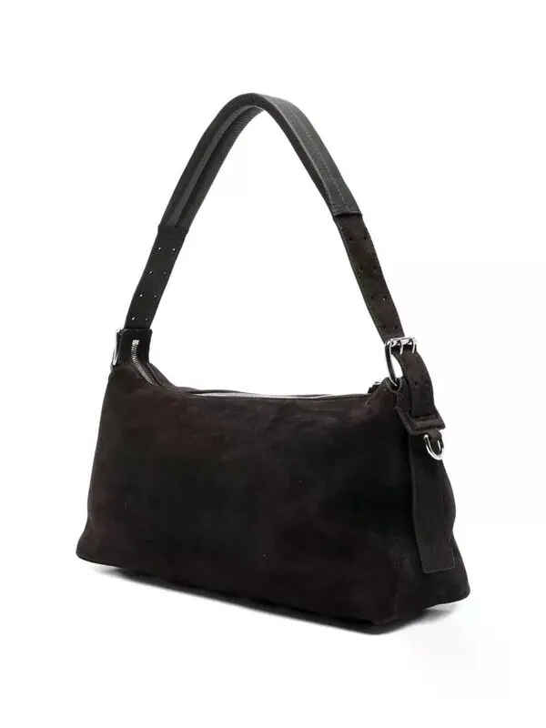 LEMAIRE Lemiare Belted Shoulder Bag In Suede - Brown