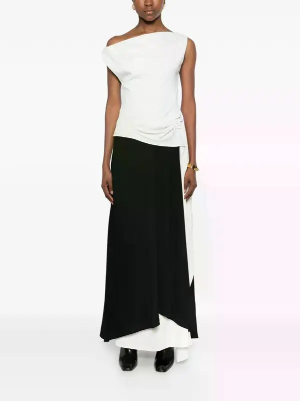 Proenza Schouler Daliah Crepe Maxi Dress - White
