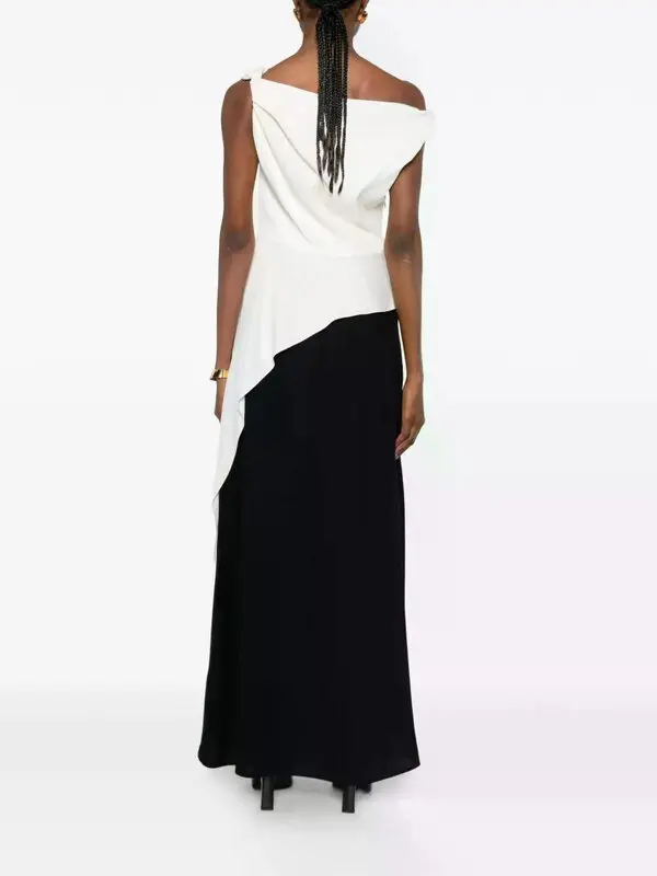 Proenza Schouler Daliah Crepe Maxi Dress - White