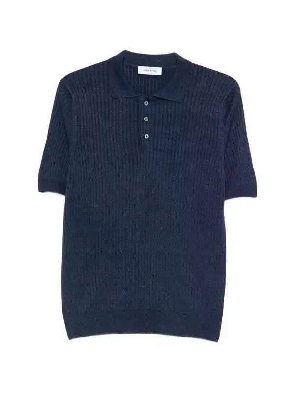 GRAN SASSO Buttoned Ribbed Knitwear