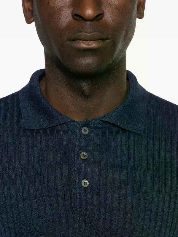 GRAN SASSO Buttoned Ribbed Knitwear