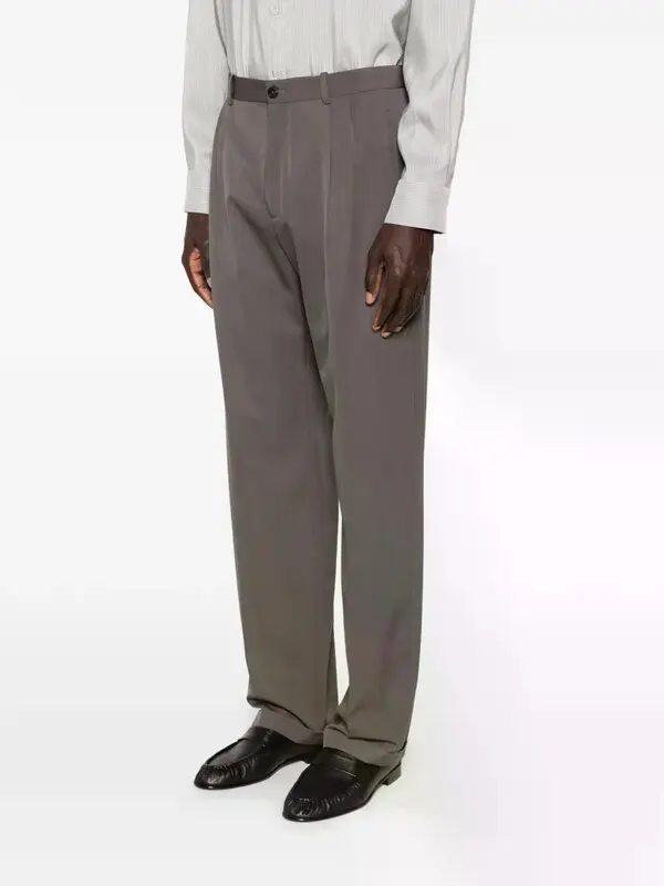 THE ROW Tosca Pleated Wool Trousers