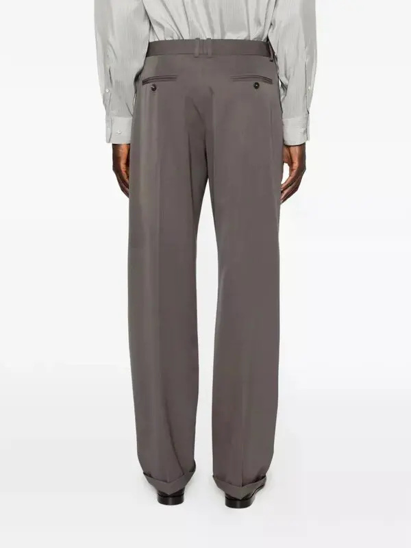 THE ROW Tosca Pleated Wool Trousers