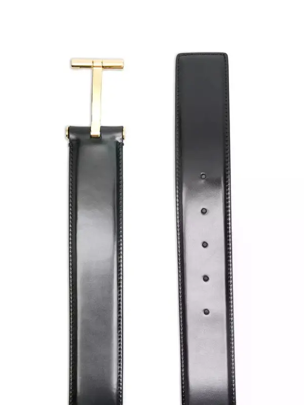 TOM FORD T-buckle Belt - Black