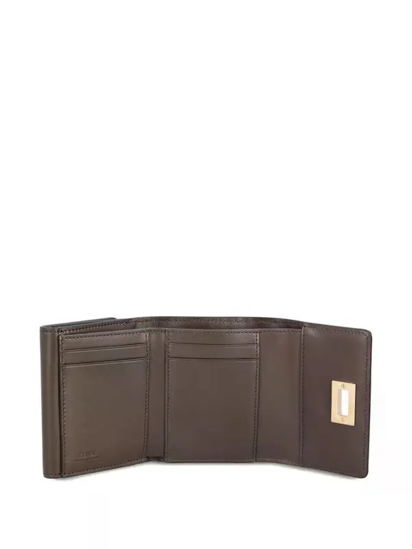 Fendi Small Way Trifold Wallet - Black