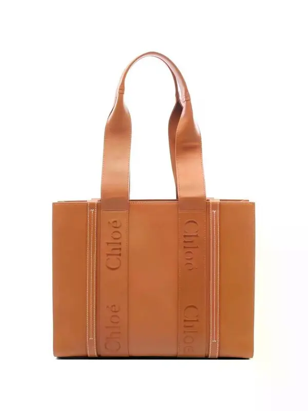 Chloé 2000s Woody Logo Tote Bag