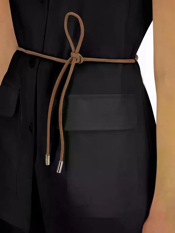 Herno Belted Vest With Flap Pockets