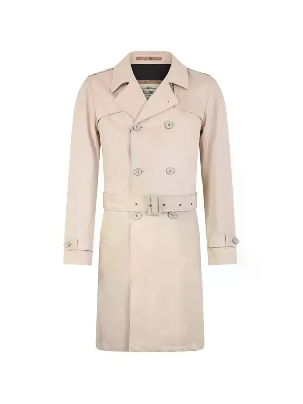 Herno Double-breasted Trench Coat With Belt