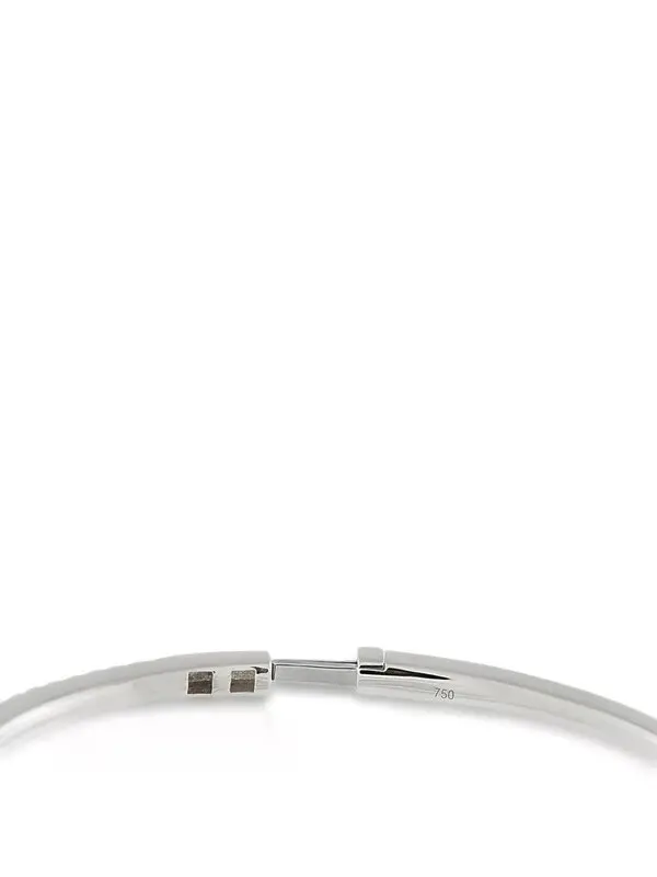 LB EXCLUSIVE 18k White Gold Diamond Bangle Bracelet