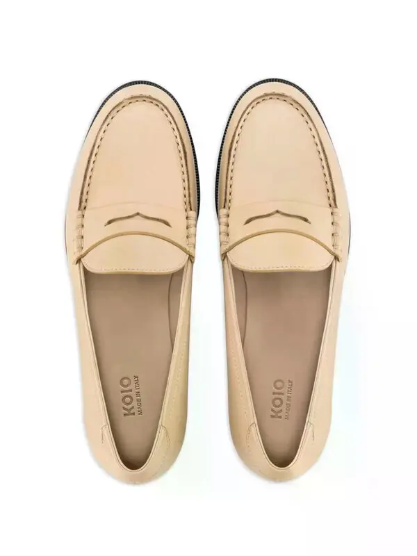 Koio Penny Slot Strap Loafers