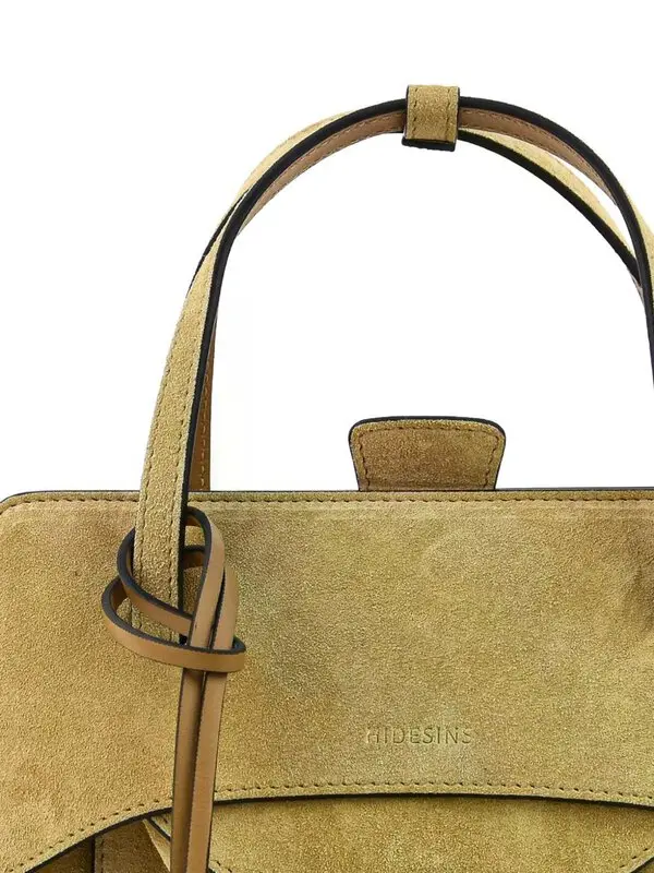 HIDESINS Suede Tote Bag - Neutrals