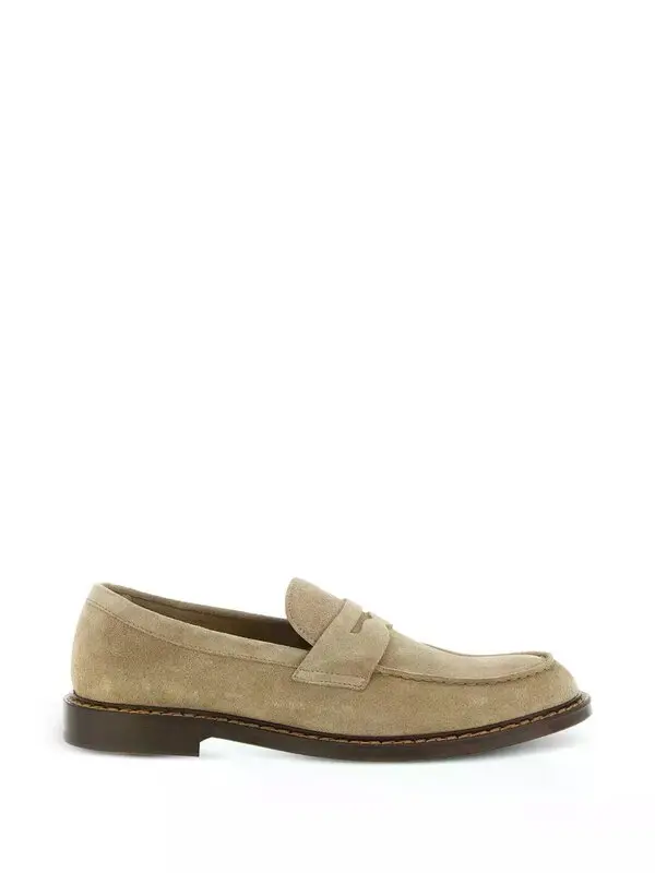 DOUCAL'S Suede Loafers - Neutrals