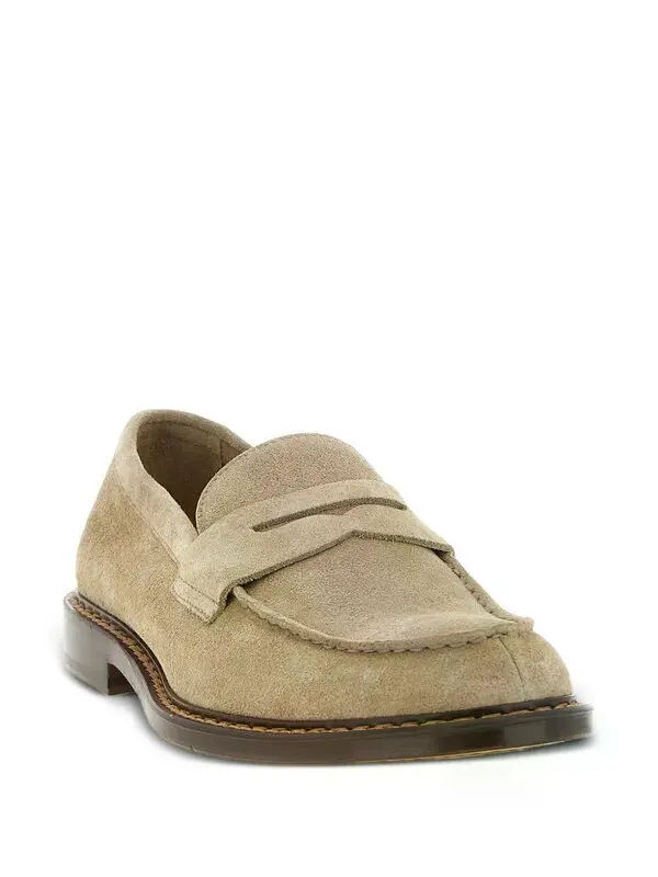 DOUCAL'S Suede Loafers - Neutrals
