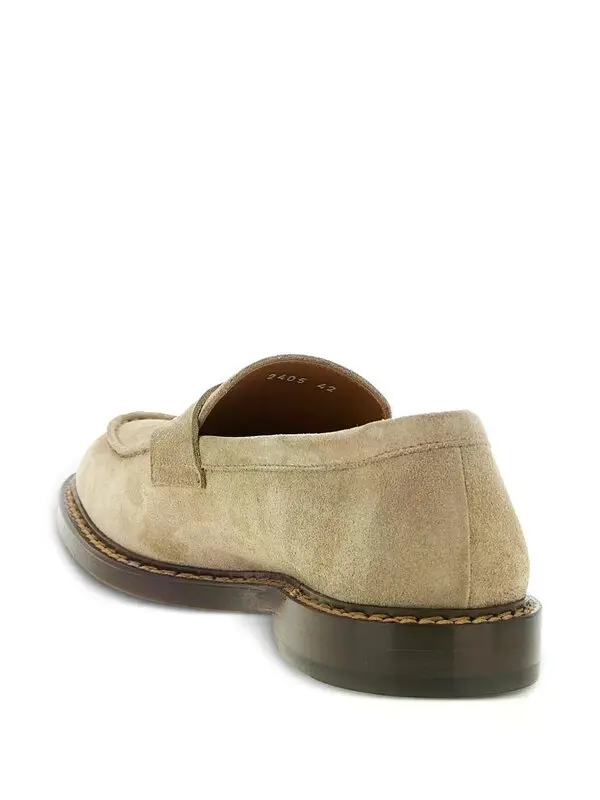 DOUCAL'S Suede Loafers - Neutrals
