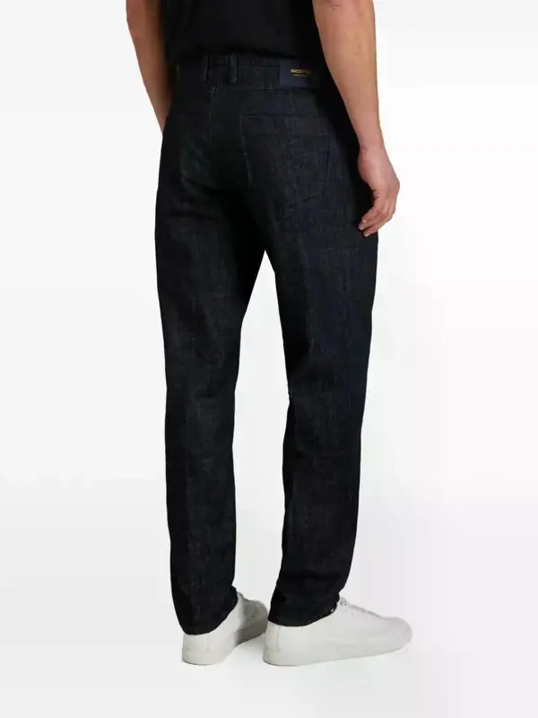 SLOWEAR Pleated Denim Trousers