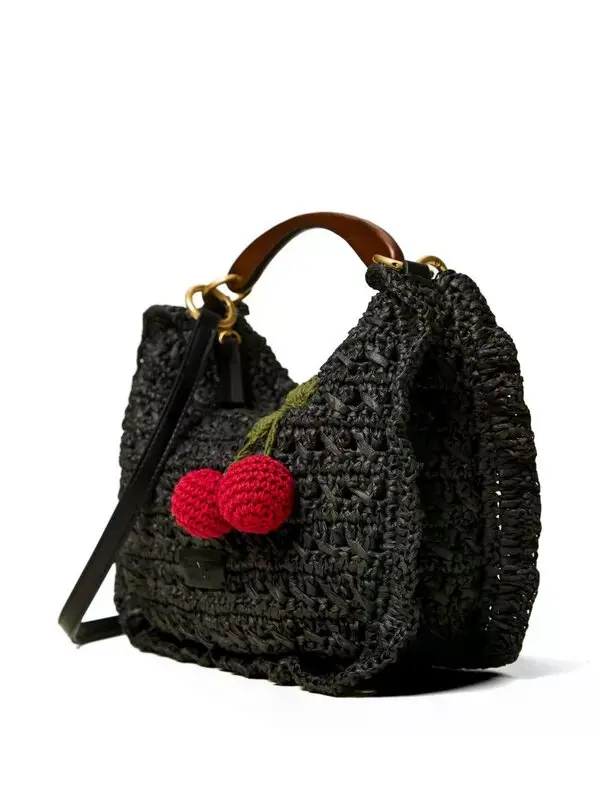 TWINSET Cherry Detail Shoulder Bag