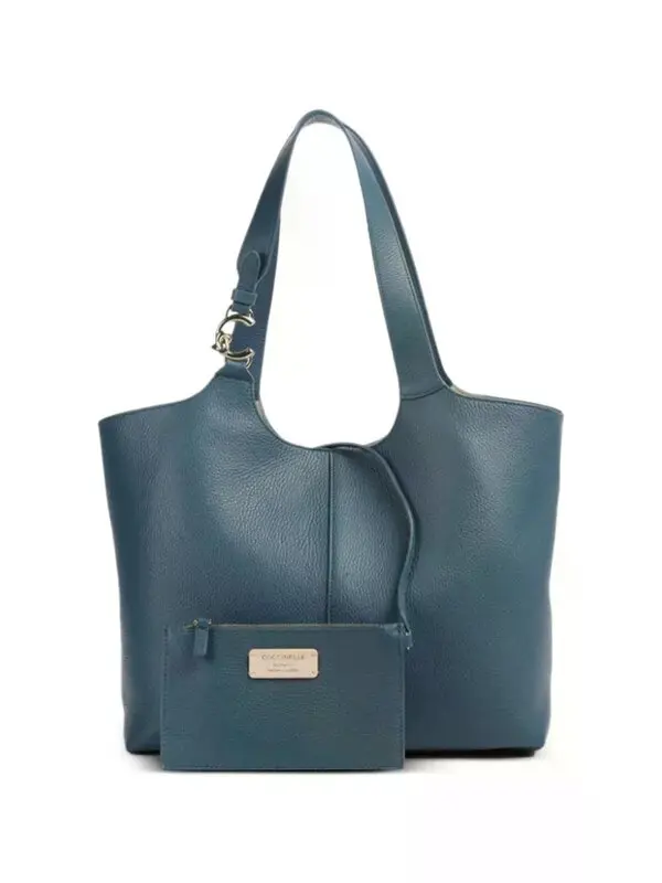COCCINELLE Grained Leather Tote Bag