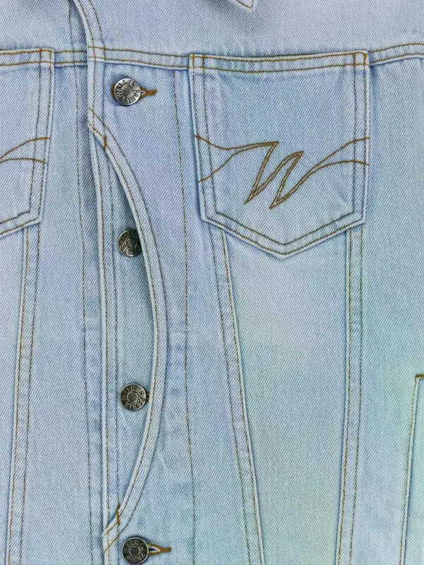 WALK IN PARIS Postman's Chest-pocket Denim Jacket