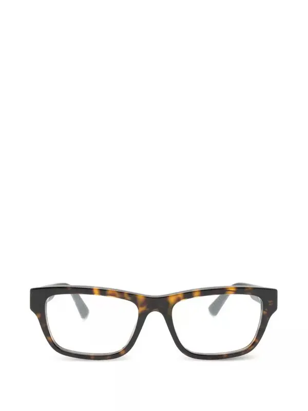 Gucci Rectangle-frame Glasses - Brown