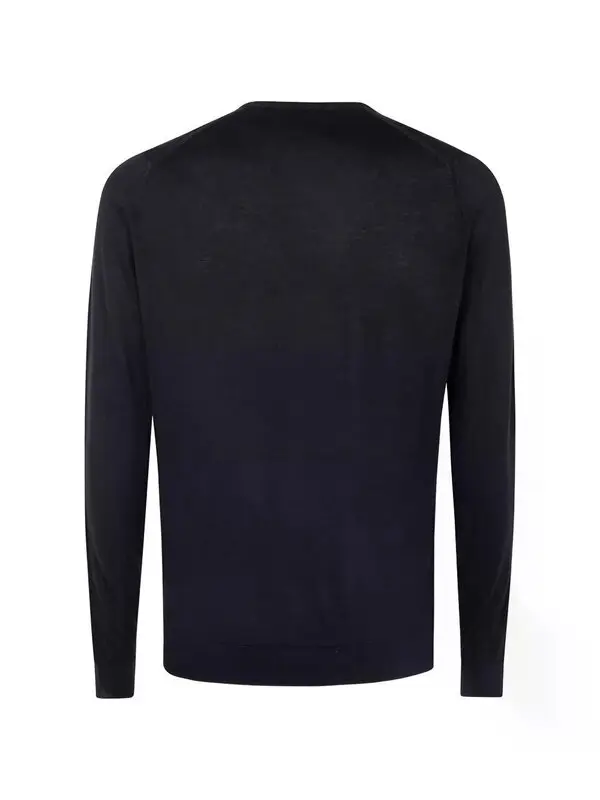 John Smedley Long-sleeves Crew-neck T-shirt - Black