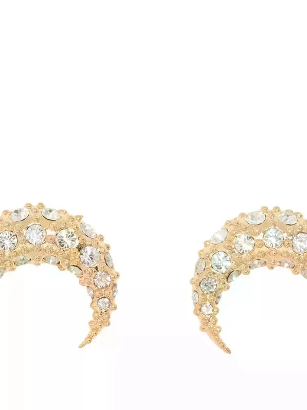 MARINE SERRE Crescent-shape Earrings