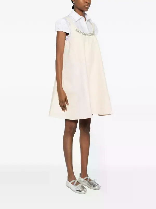 Simone Rocha Embellished A-line Mini Dress