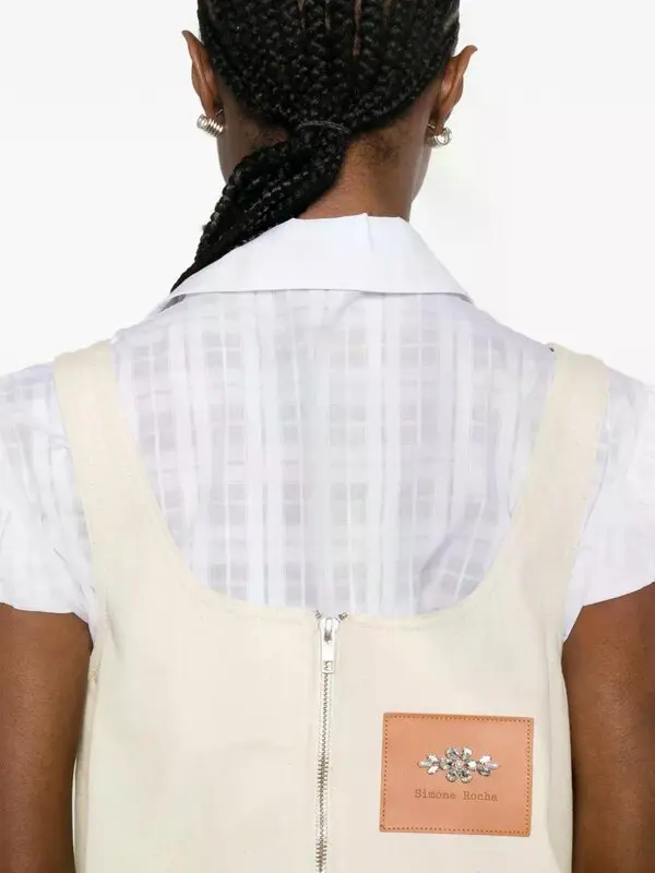 Simone Rocha Embellished A-line Mini Dress