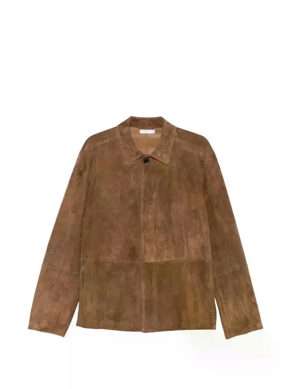 THE ROW Ulrich Suede Jacket - Brown