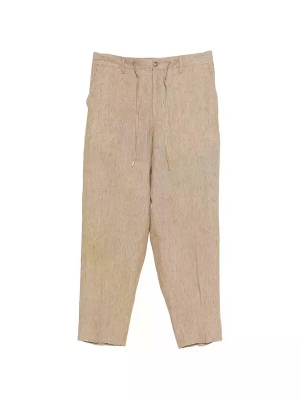 BRIGLIA 1949 Drawstring Trousers - Neutrals