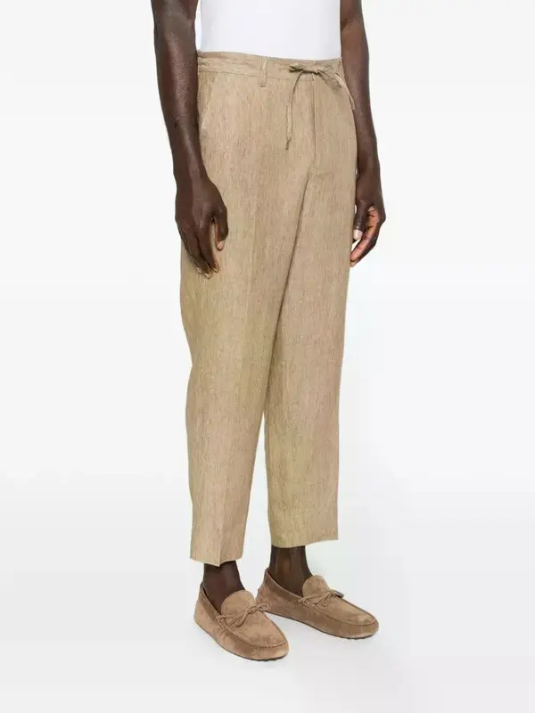 BRIGLIA 1949 Drawstring Trousers - Neutrals