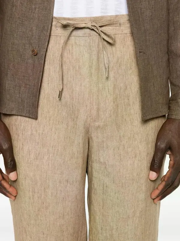BRIGLIA 1949 Drawstring Trousers - Neutrals
