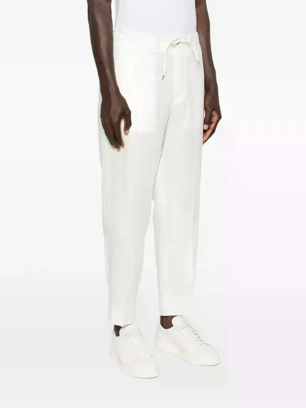 BRIGLIA 1949 Covents Drawstring Trousers - White