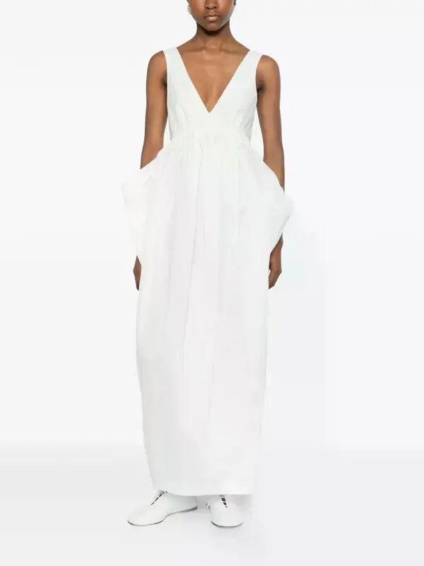 RÓHE Sculptural Textured Maxi Dress