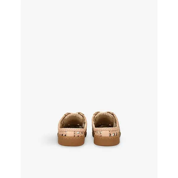 Dolce Vita Notice Woven Backless Sneakers - Beige