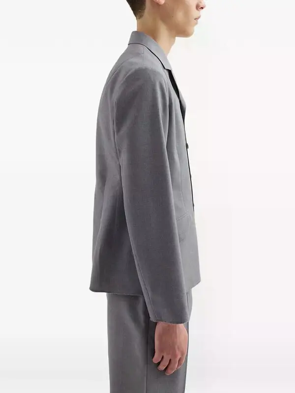 JIL SANDER Poplin Blazer - Grey