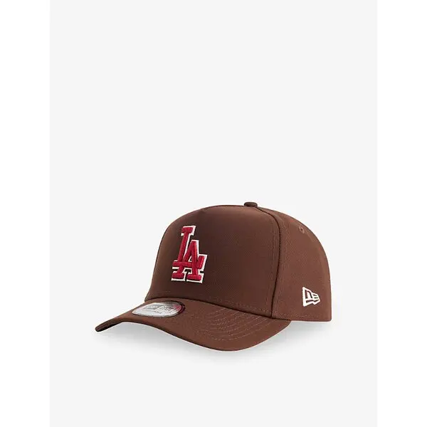 New Era 9forty E-frame Outline Los Angeles Dodgers Baseball Cap - Brown