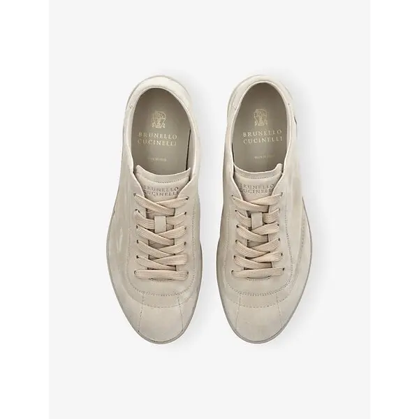 Brunello Cucinelli Suede Low Top Trainers