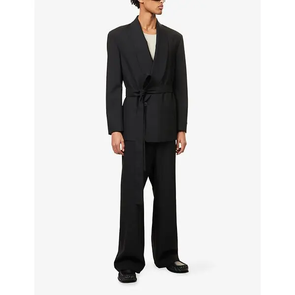 Fear Of God Shawl Collar Double-breasted Wool Blazer