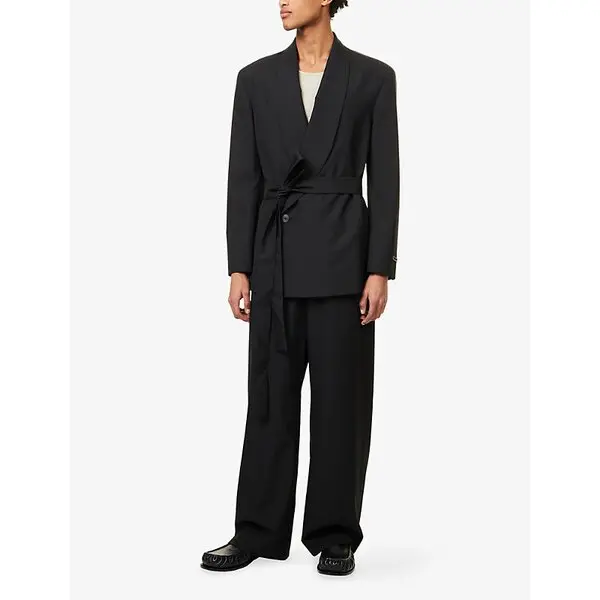 Fear Of God Shawl Collar Double-breasted Wool Blazer