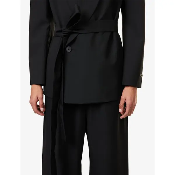 Fear Of God Shawl Collar Double-breasted Wool Blazer