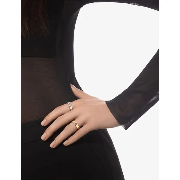 Messika Move Joaillerie 18ct Gold And 0.03ct Diamond Wedding Ring - Yellow