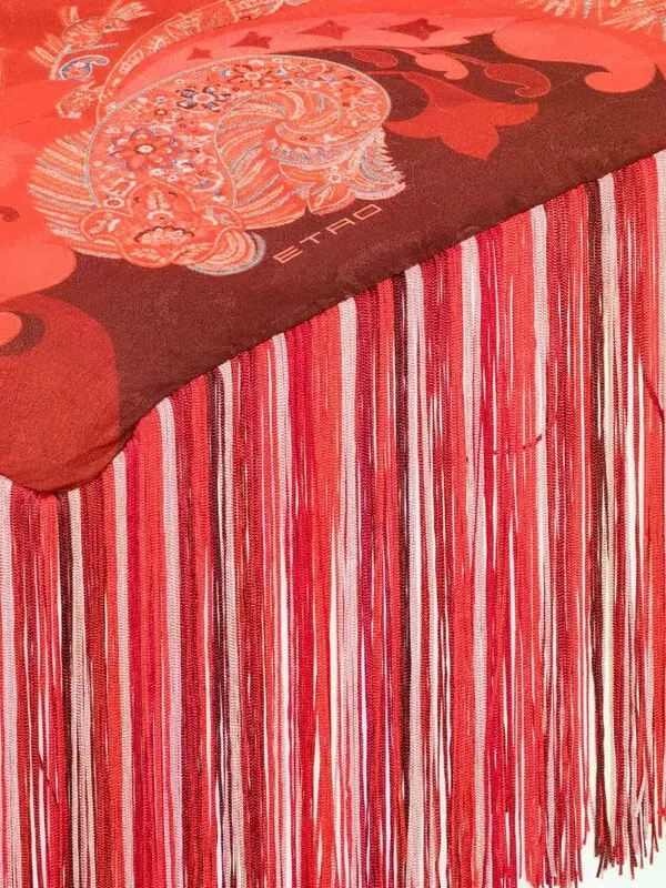 Etro Printed Fringed Scarf