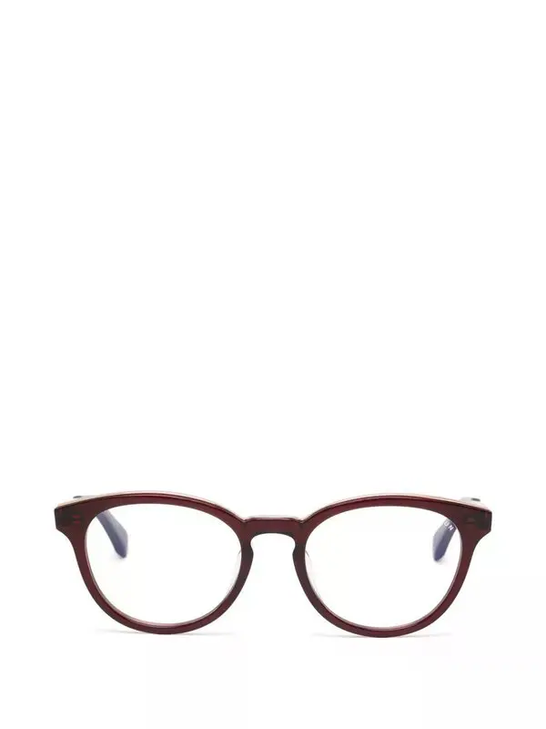 Dita Khaysun Square-frame Glasses - Red