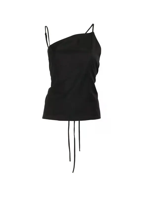LA PISCINE Asymmetrical-neck Top