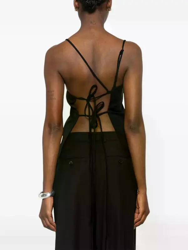 LA PISCINE Asymmetrical-neck Top