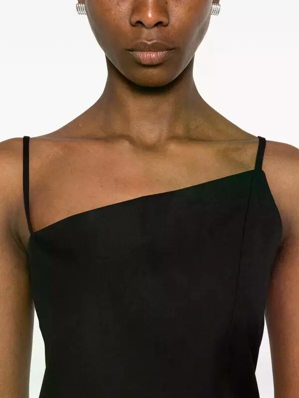 LA PISCINE Asymmetrical-neck Top