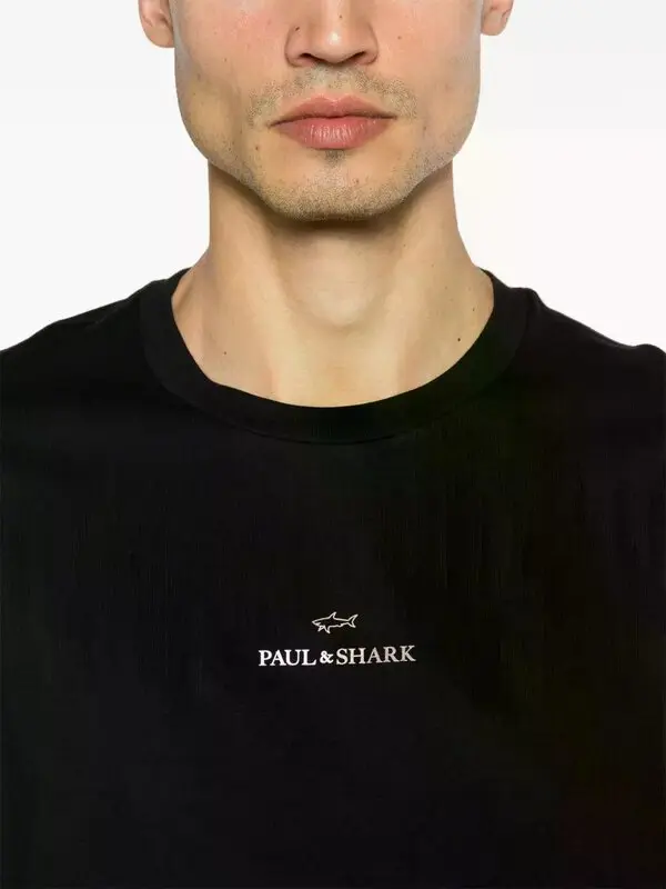Paul & Shark Logo T-shirt - Black
