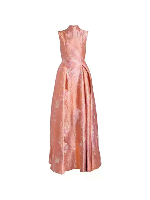 Erdem High-neck Maxi Dress - Pink