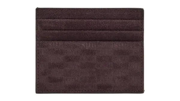 Kith Monogram Suede Card Holder - Incognito